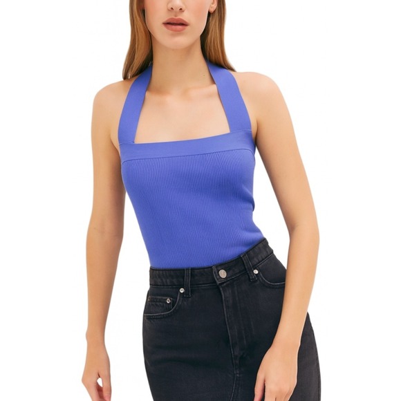 Reformation | Tops | Reformation Top Womens Xl Periwinkle Purple Galina ...